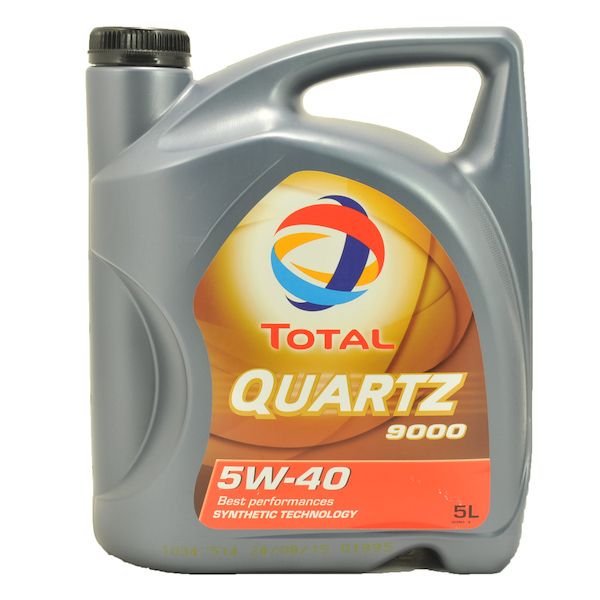 Motorový olej Total QUARTZ 9000 5W-40 5L - TorriaCars